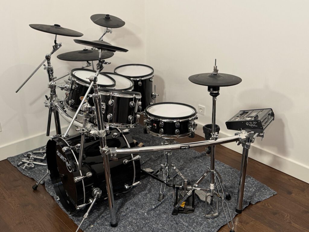drum-tec pro E-Drum Set inkl Rack, Becken & Roland TD30 - Die ...